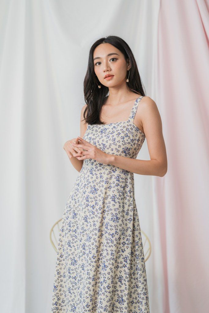 Thestagewalk IVETTE FLORAL MAXI DRESS IN CREAM, Women's Fashion ...