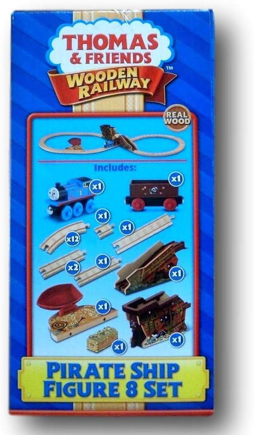 Thomas The Train Wooden Railway Pirate Ship Figure 8 Set, Hobbies ...