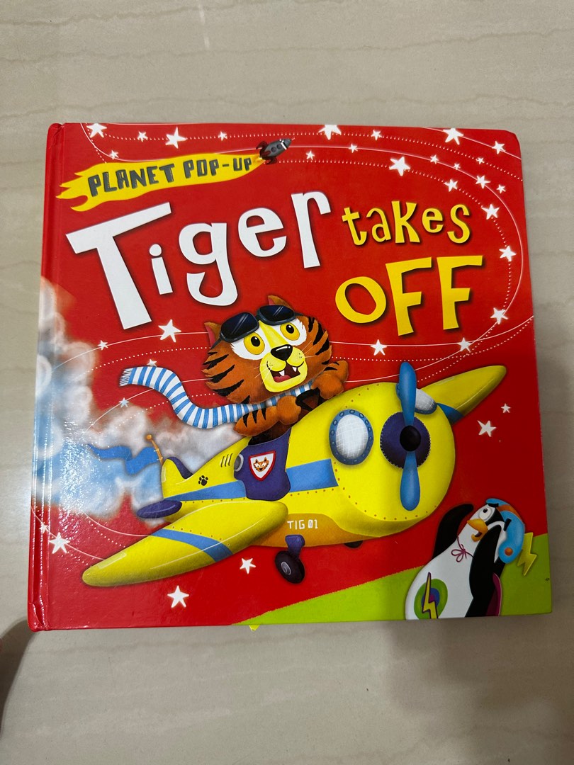 Tiger take off pop up book, Buku & Alat Tulis, Buku Anak-Anak di Carousell
