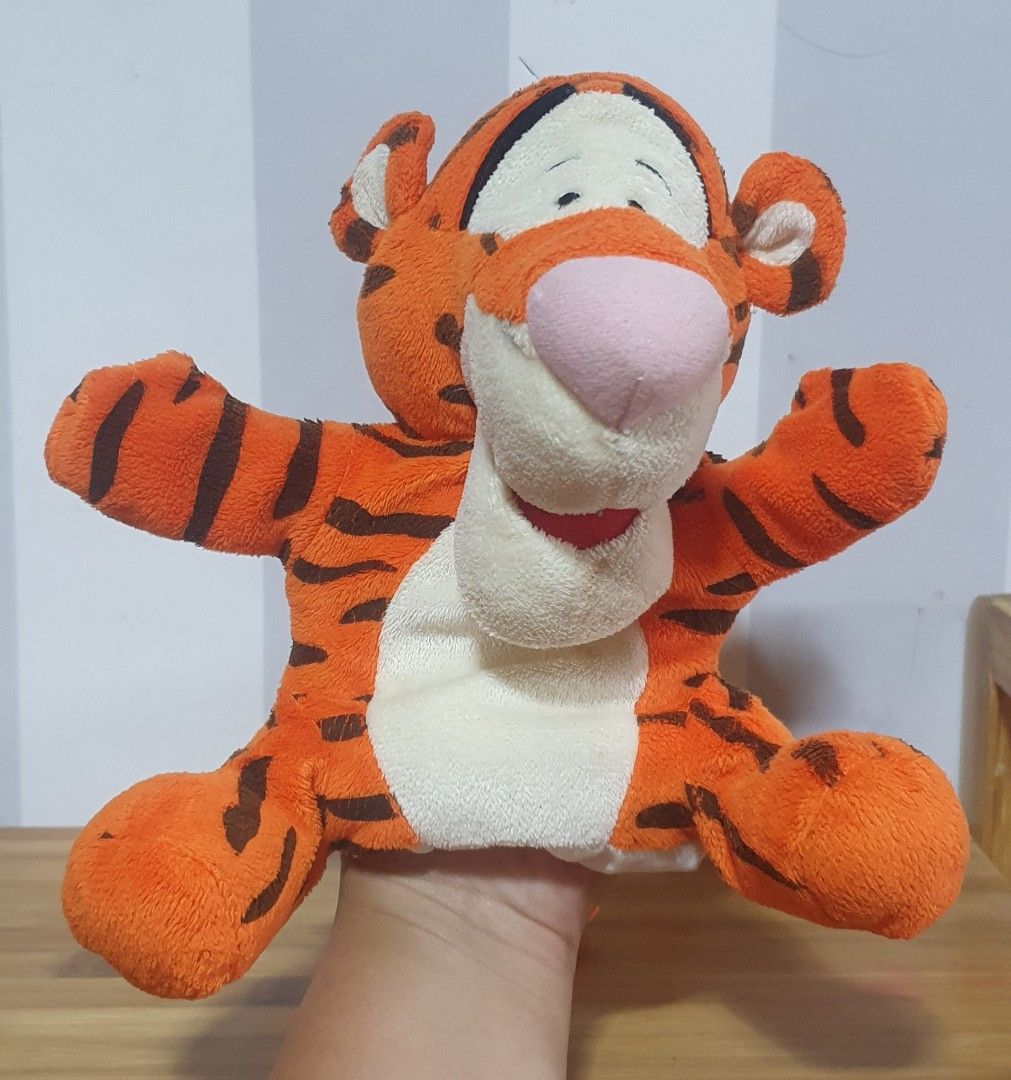 Tigger and eeyore hand puppet, Hobbies & Toys, Toys & Games on Carousell