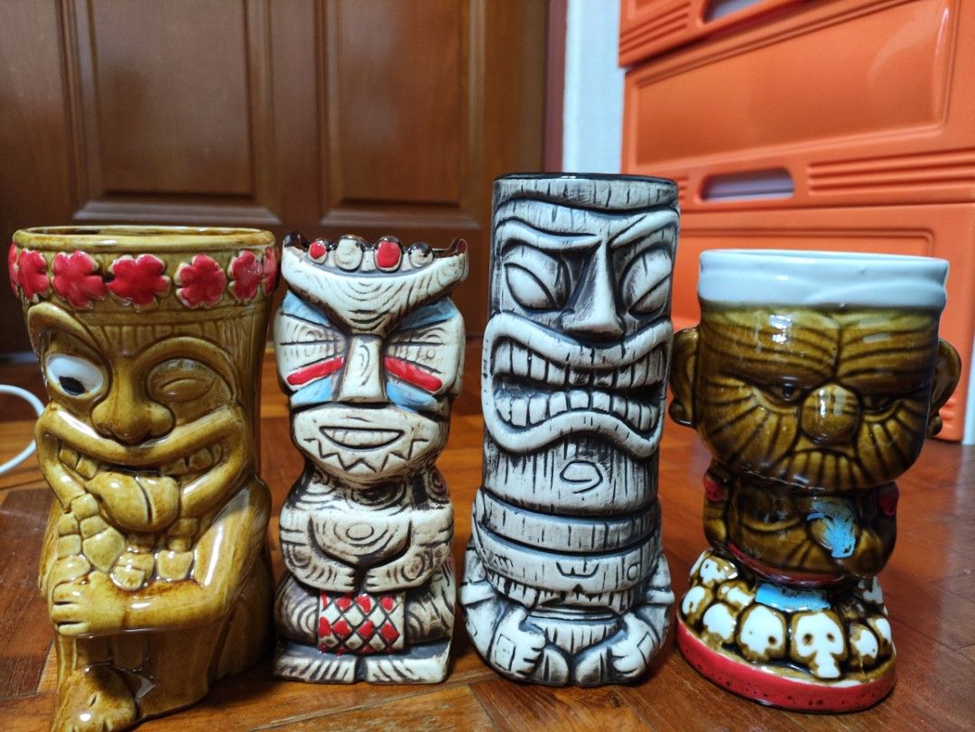 Tiki Soul Cups, Food & Drinks, Alcoholic Beverages on Carousell