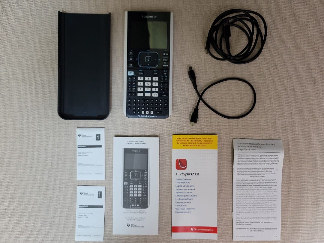 TI-Nspire CX Handheld Calculator (with all instruction manuals and ...