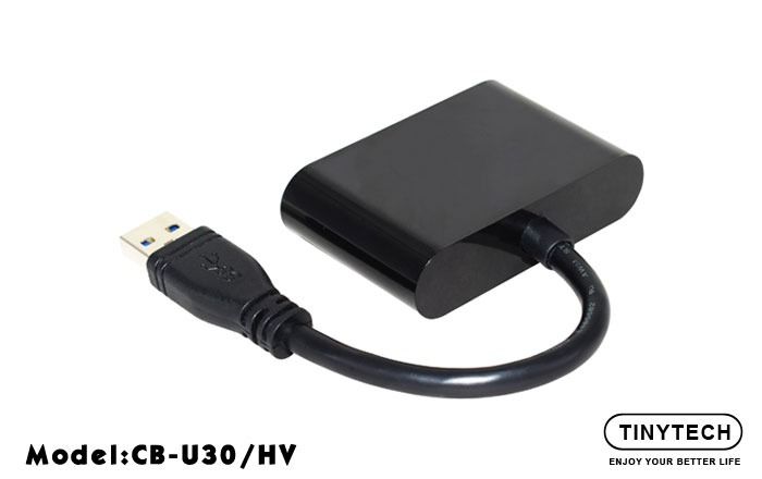 TINYTECH USB 3.0 TO HDMI+VGA CABLE CB-U30/HV, Computers & Tech, Parts & Accessories, Cables ...
