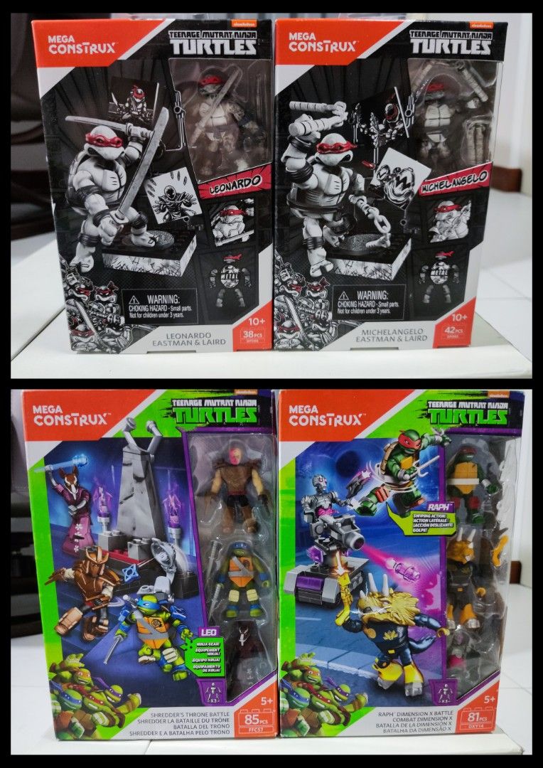 TMNT Teenage Mutant Ninja Turtles Mega Bloks Mega Construx, Hobbies ...