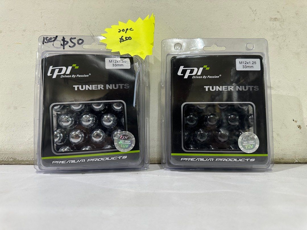 TPi Tuner Nuts Wheel Locks Racing Nuts, Car Accessories, Tyres & Rims ...