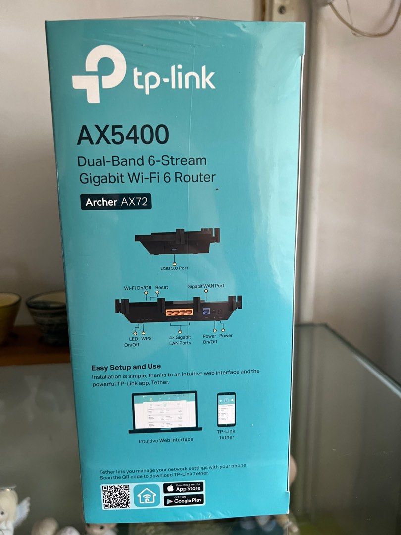 TP-Link AX5400 Dual band 6-stream GB Wifi 6 router, Computers & Tech ...