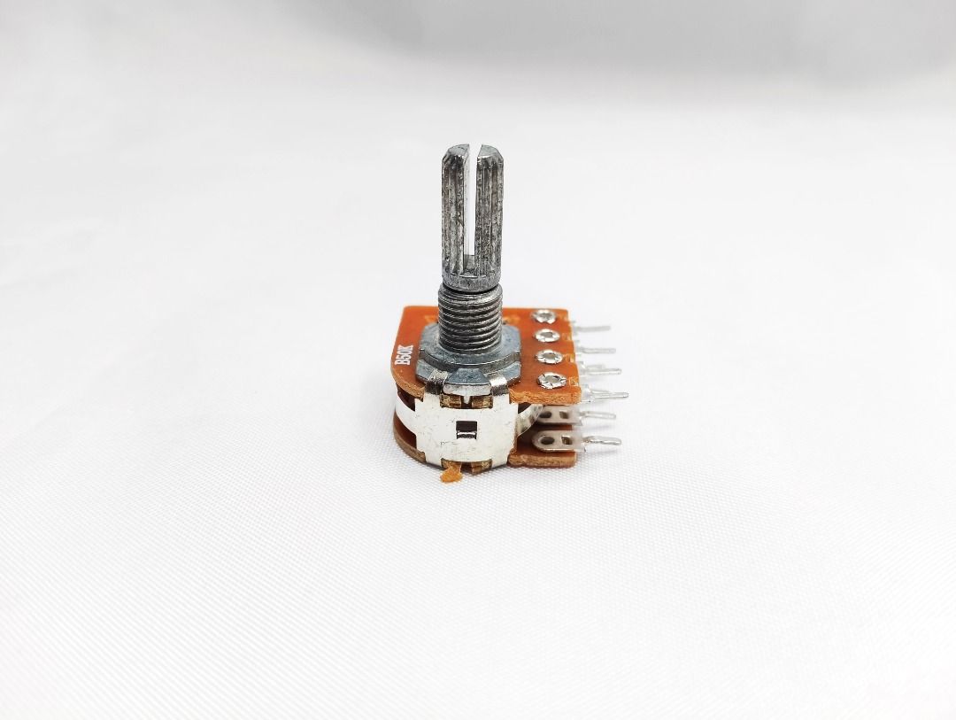 UNIVERSAL VOLUME CONTROL POTENTIOMETER, 50K 8-PIN, SHAFT LENGHT 20mm ...