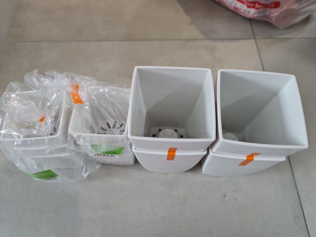 Unused Daiso Pots, Furniture & Home Living, Gardening, Pots & Planters ...