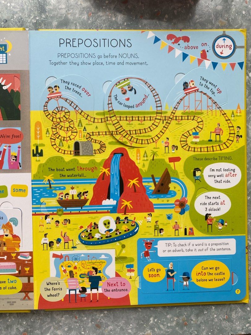 Usborne lift the flap/grammar/grammar & punctuation, 興趣及遊戲, 書本 & 文具, 小說 ...