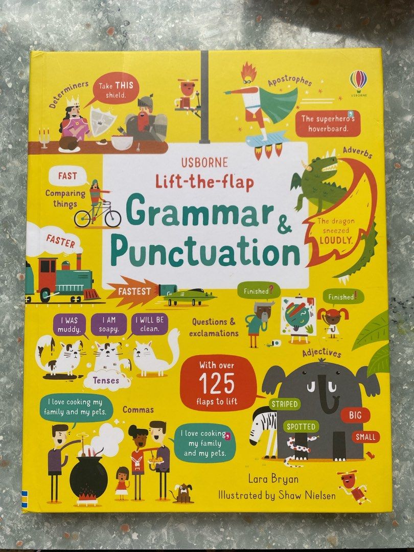 Usborne lift the flap/grammar/grammar & punctuation, 興趣及遊戲, 書本 & 文具, 小說 ...
