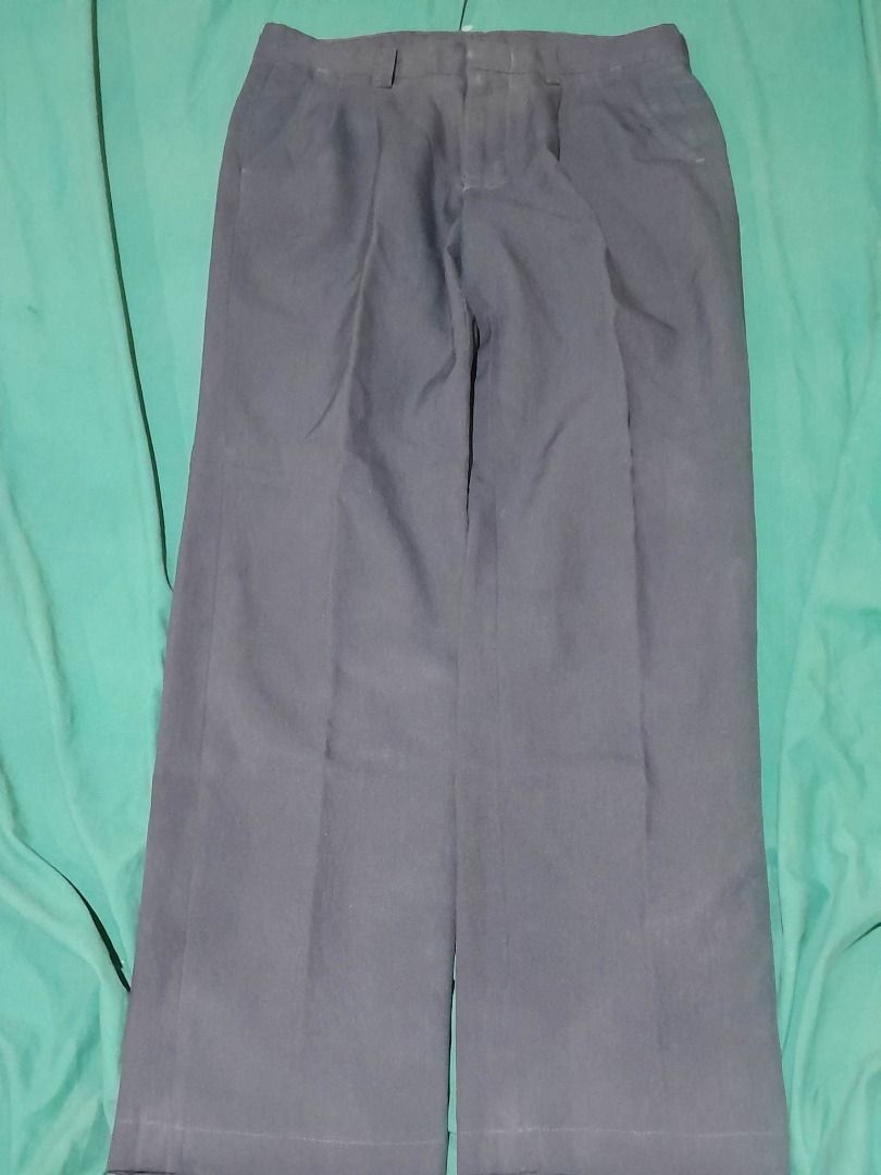 Used (second hand) gray slack, Men's Fashion, Bottoms, Trousers on ...