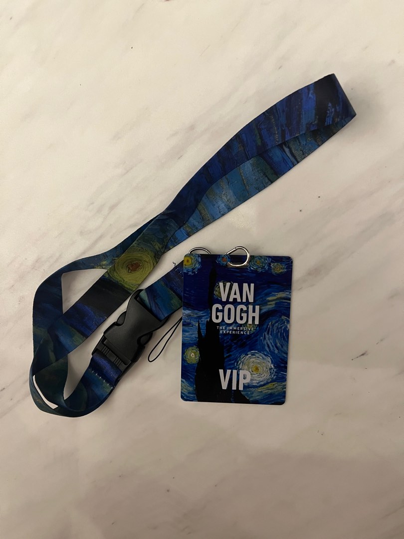 Van Gogh lanyard VIP, Hobbies & Toys, Memorabilia & Collectibles, Fan ...