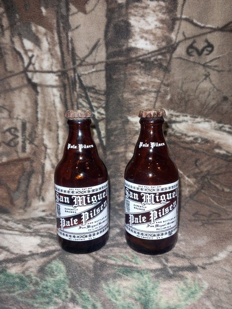 Vintage San Miguel Beer Pale Pilsen Miniature Bottle on Carousell