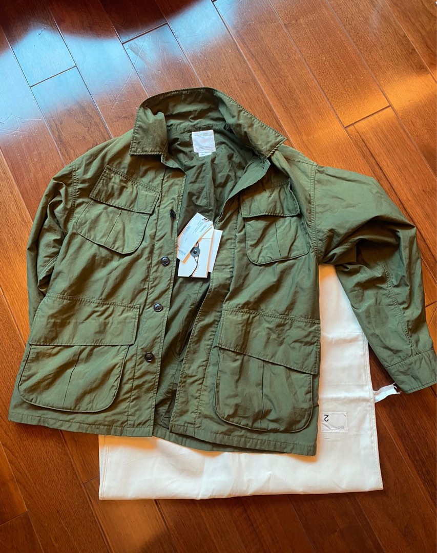 Visvim Tropical Combat jacket Olive 23SS, 名牌, 服裝 - Carousell