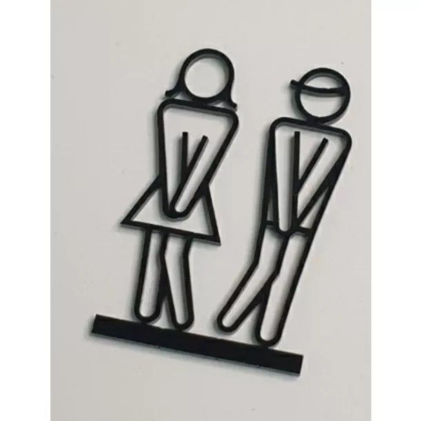 Wall custom cut acrylic outline signage, Furniture & Home Living, Home ...