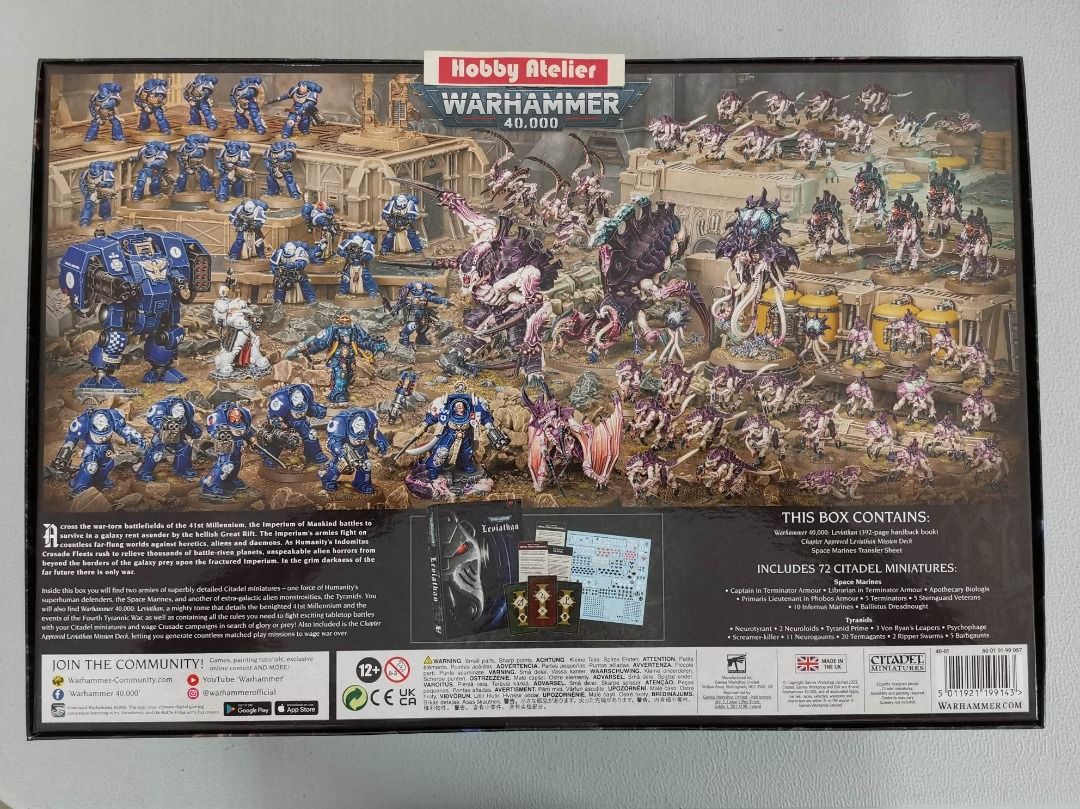 Warhammer 40K 10th Edition Leviathan Starter Boxset with Complimentary ...