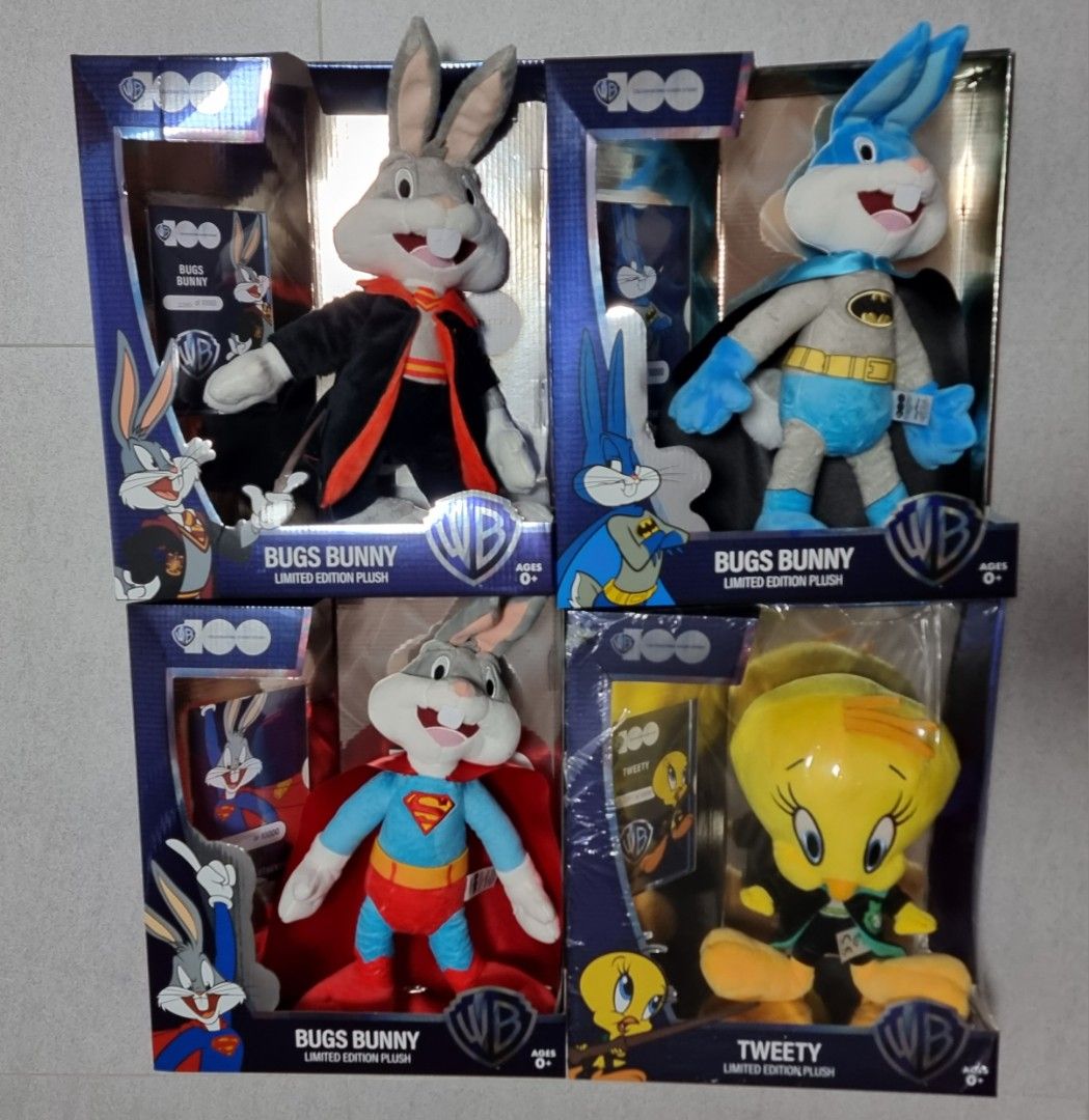 Warner brothers 100 years (WB 100)- Limited Edition Plush, Hobbies ...