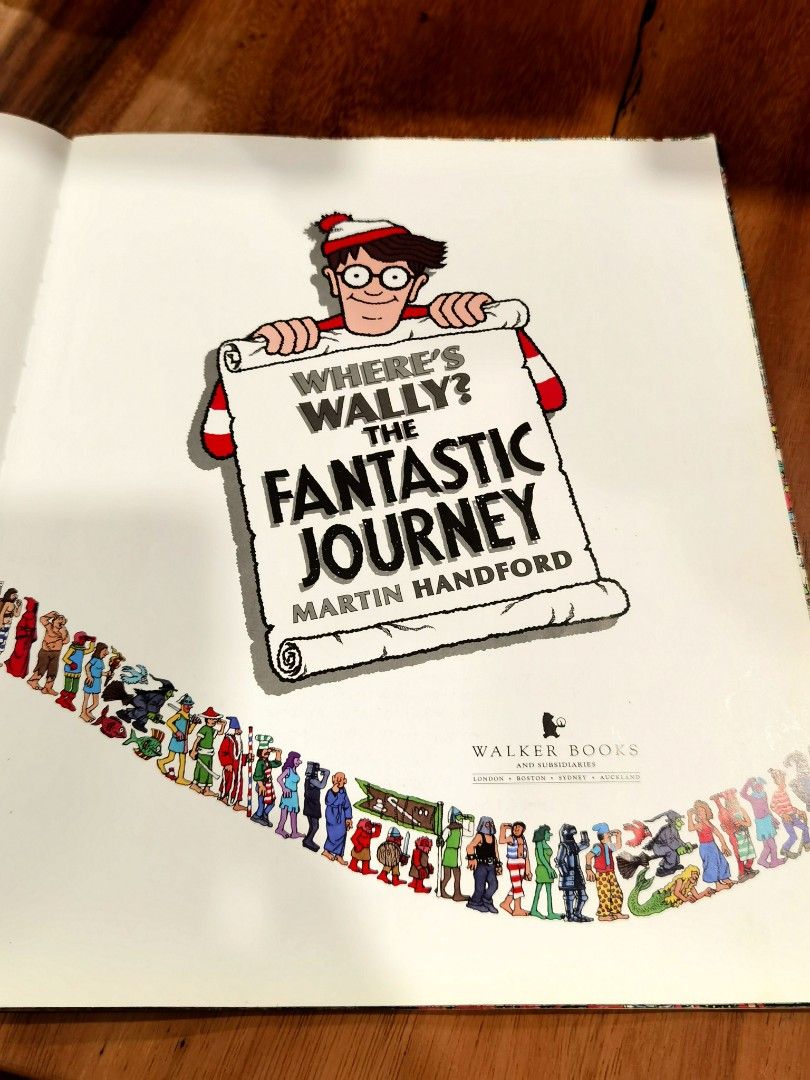 Where's Wally The Fantastic Journey Children Play Book By Martin ...