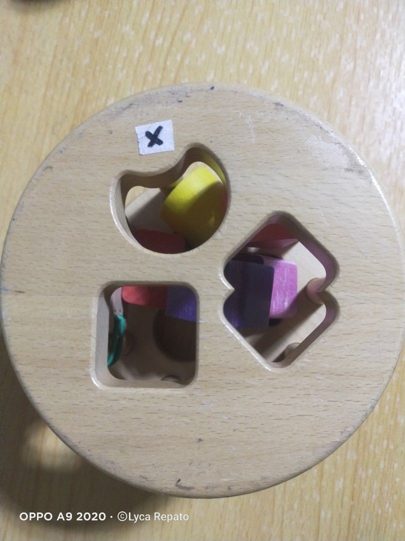 Wooden Shapes Sorter on Carousell