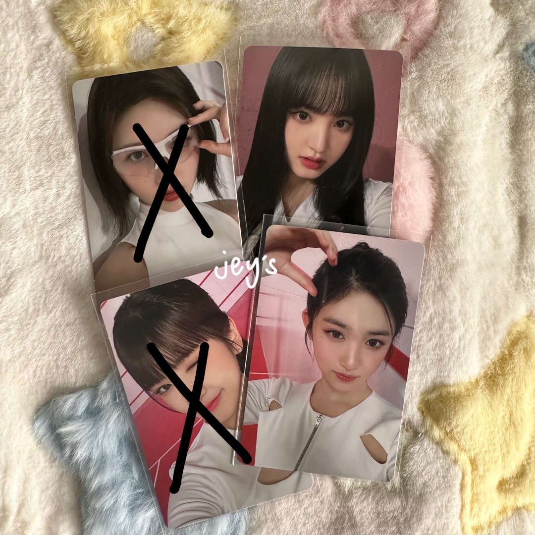 wts ive yujin gaeul leeseo liz japan album wave regular version photocards, Hobbies & Toys ...