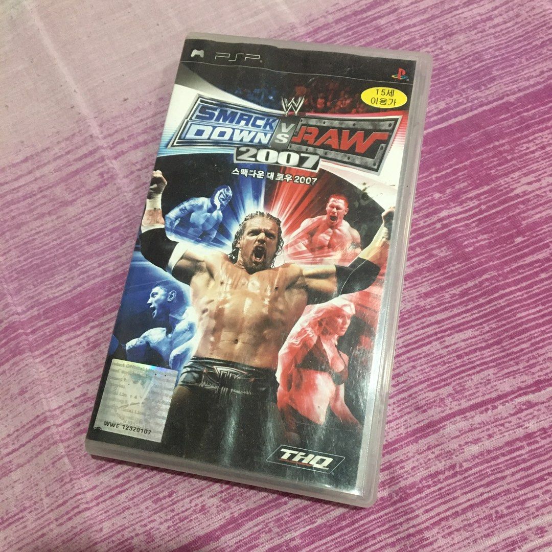 WWE 2007 PSP umd, Video Gaming, Video Games, PlayStation on Carousell