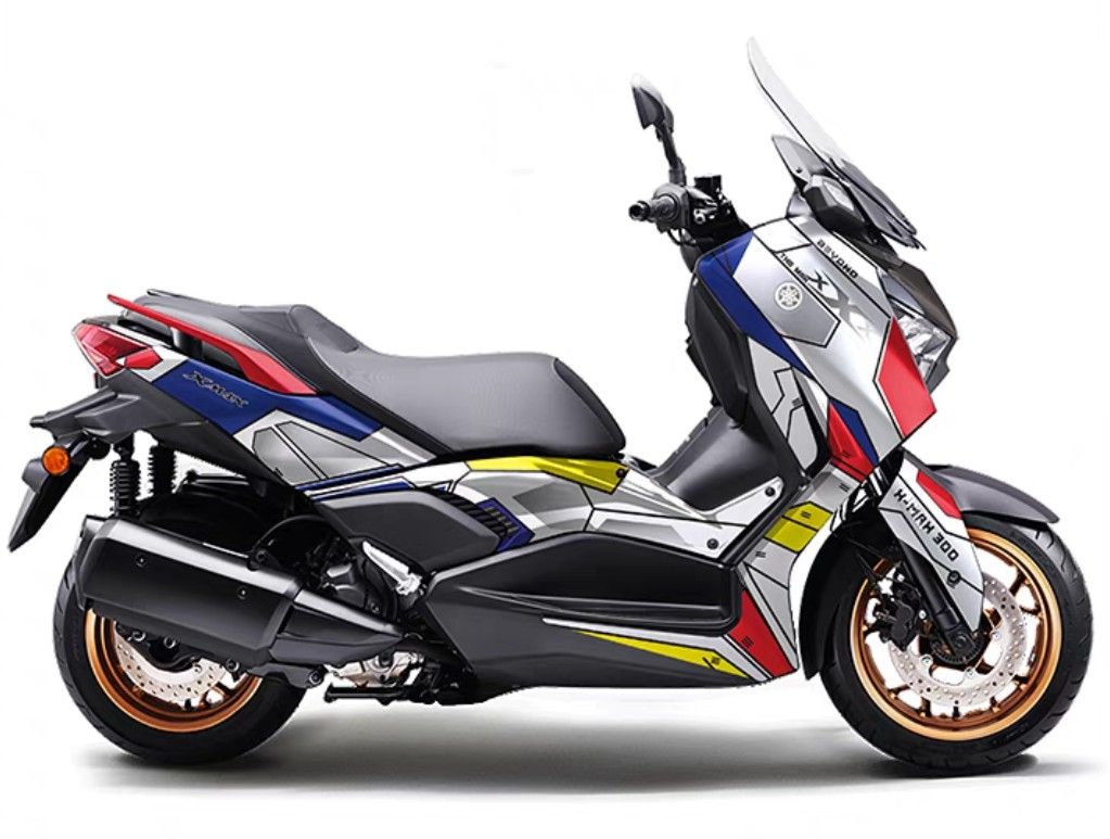 XMAX300 (2023) Decal Kit + Installation, Motorcycles, Motorcycle ...