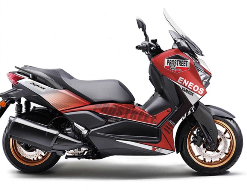 XMAX300 (2023) Decal Kit + Installation, Motorcycles, Motorcycle ...