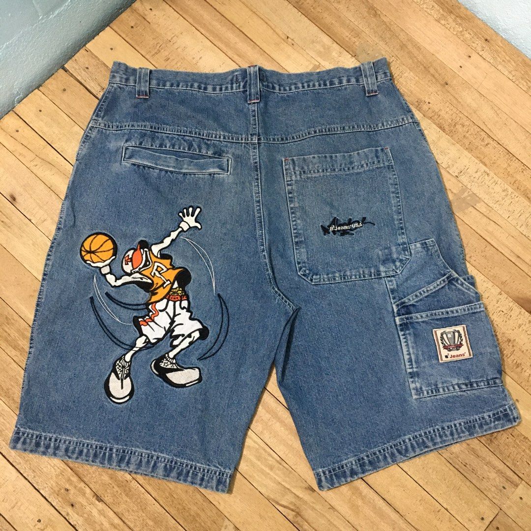 Y2k B2 jeans USA JORT Short, Men's Fashion, Bottoms, Shorts on Carousell