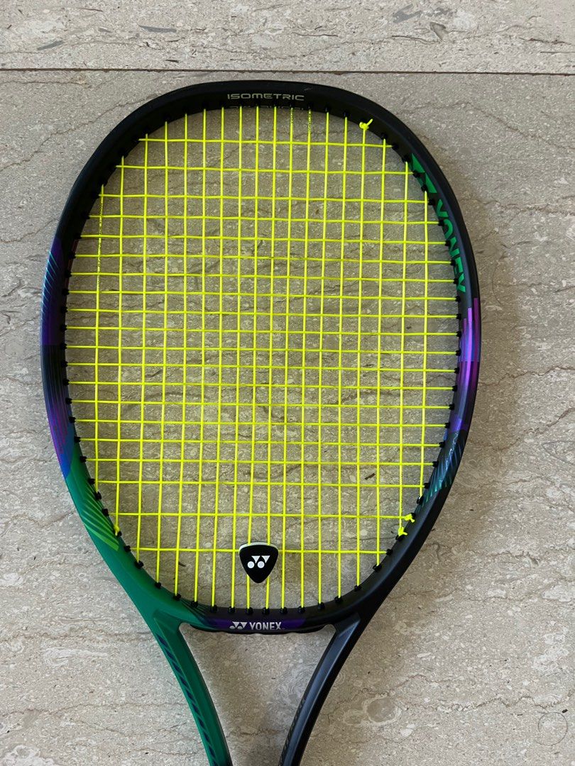 Yonex VCore Pro 97D 320g L3, Sports Equipment, Sports & Games, Racket ...
