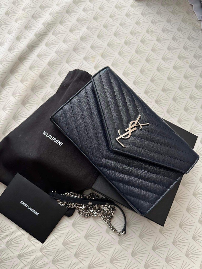 Ysl wallet on chain woc on Carousell