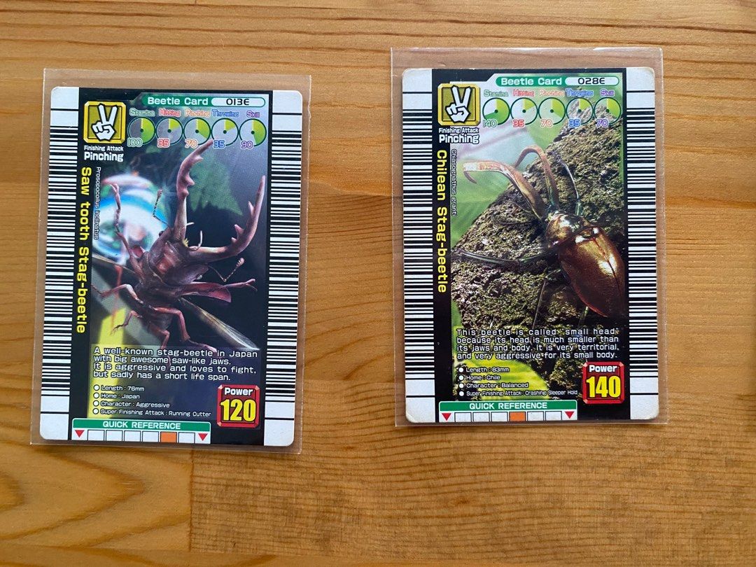 VINTAGE Sega Mushiking collectible cards (16 pieces) (with soft ...