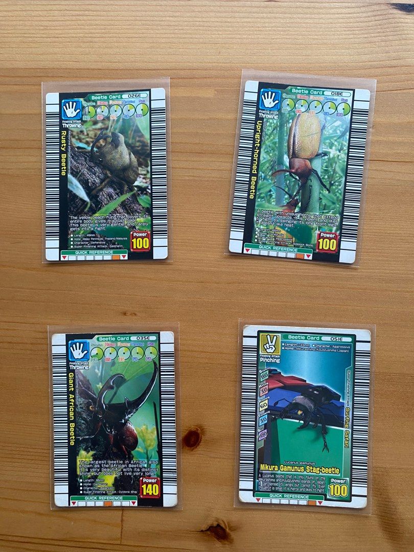 VINTAGE Sega Mushiking collectible cards (16 pieces) (with soft ...