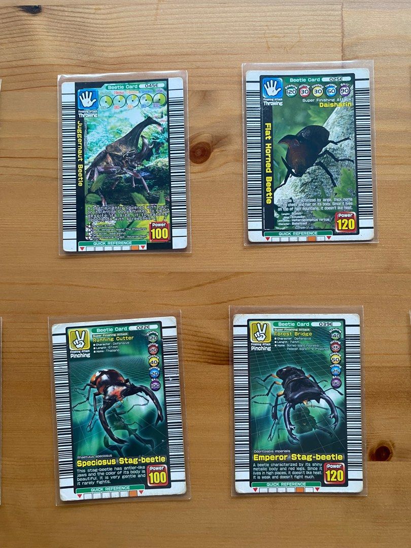 VINTAGE Sega Mushiking collectible cards (16 pieces) (with soft ...