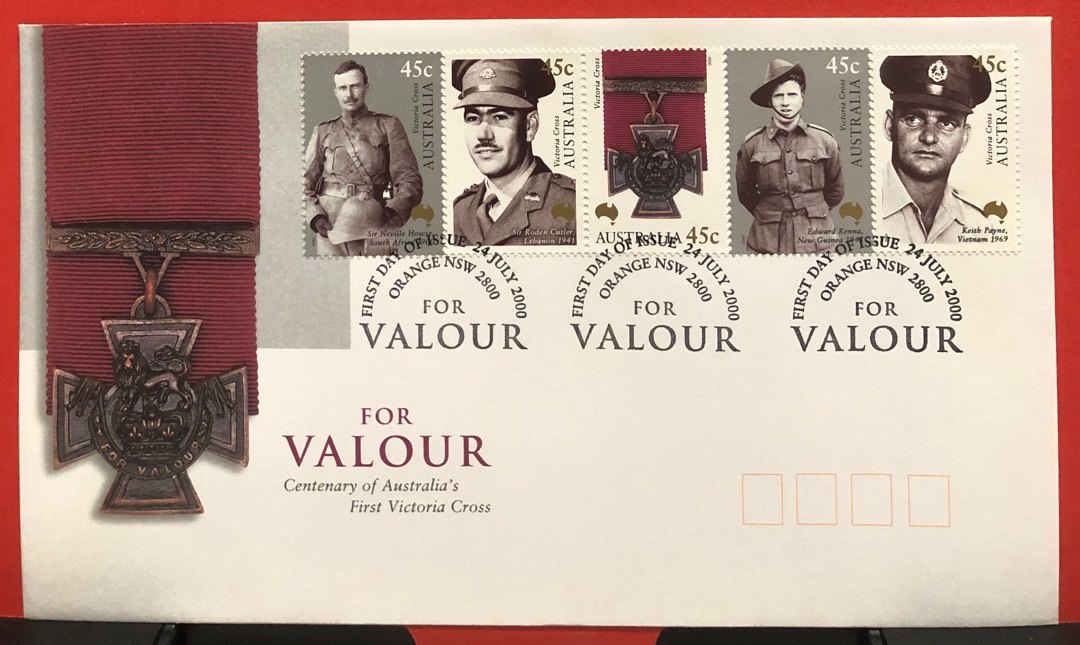 2000 Australia For Valour Centenary of Australia’s First Victoria Cross ...