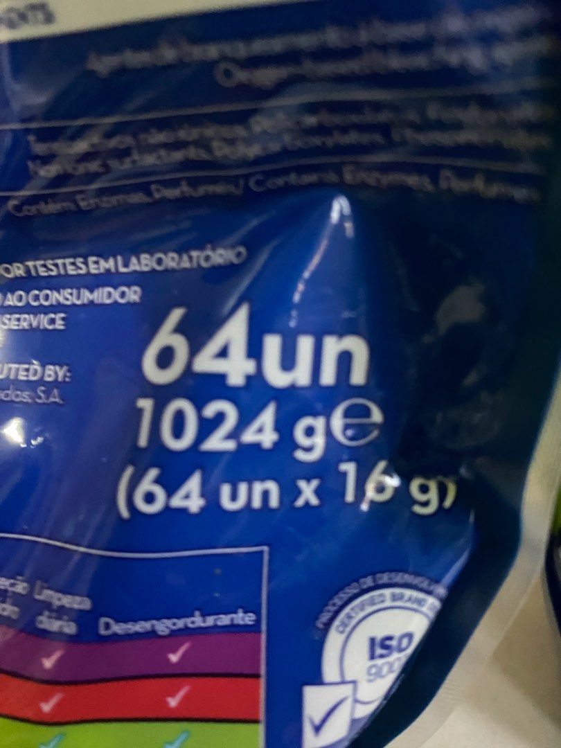 2 packs Continente Dishwasher Detergent/Tablets/Pods 64 pcs each (same ...