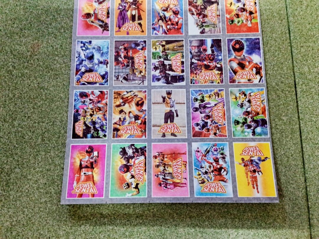 30 Pcs Uchu Sentai Kyuranger, Power Rangers Cosmic Fury Playing Cards ...
