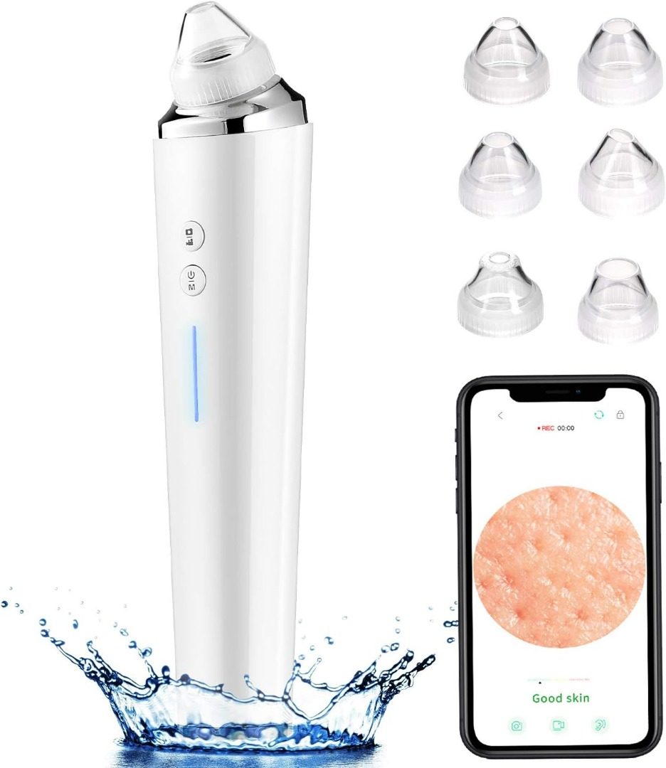 3110) BLACKHEAD VACUUM REMOVER WITH CAMERA,PORE VACUUM WITH CAMERA WIFI ...