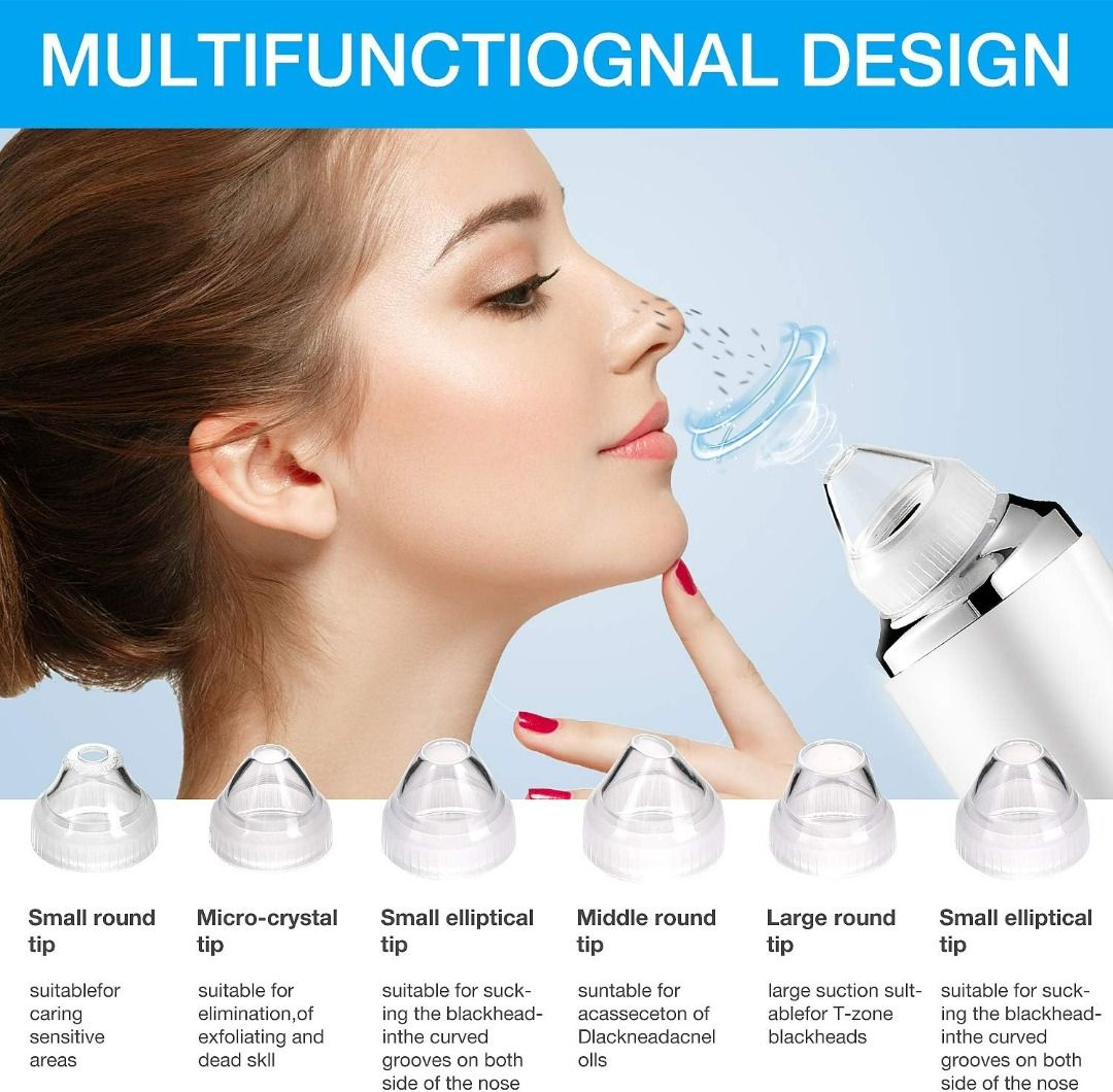 3110) BLACKHEAD VACUUM REMOVER WITH CAMERA,PORE VACUUM WITH CAMERA WIFI ...