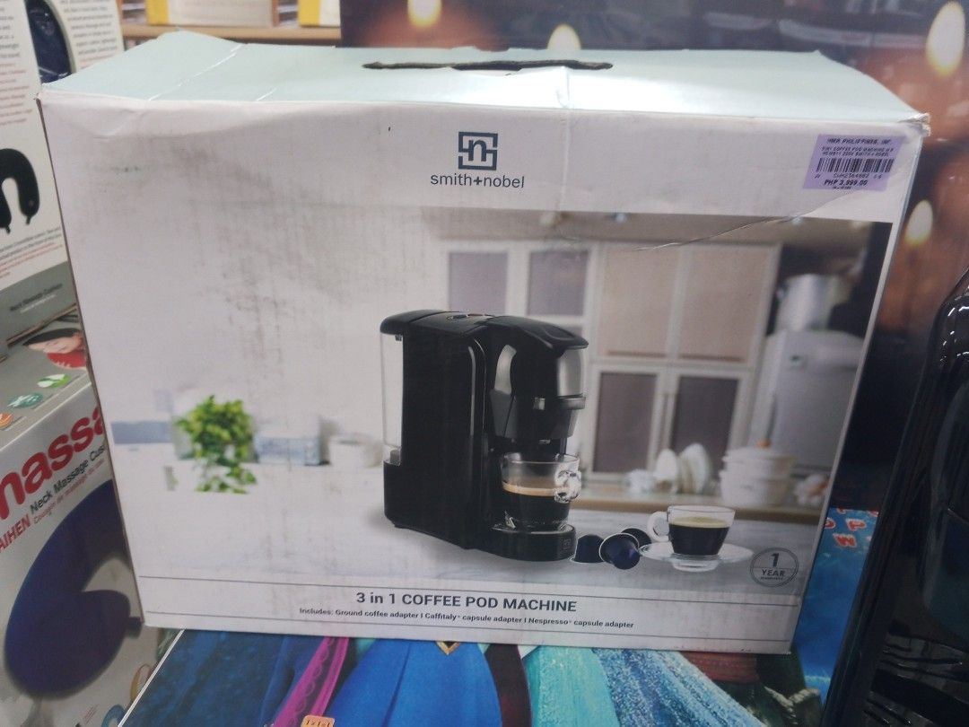3in1 Coffee Pod Machine Smith + Nobel., TV & Home Appliances, Kitchen ...
