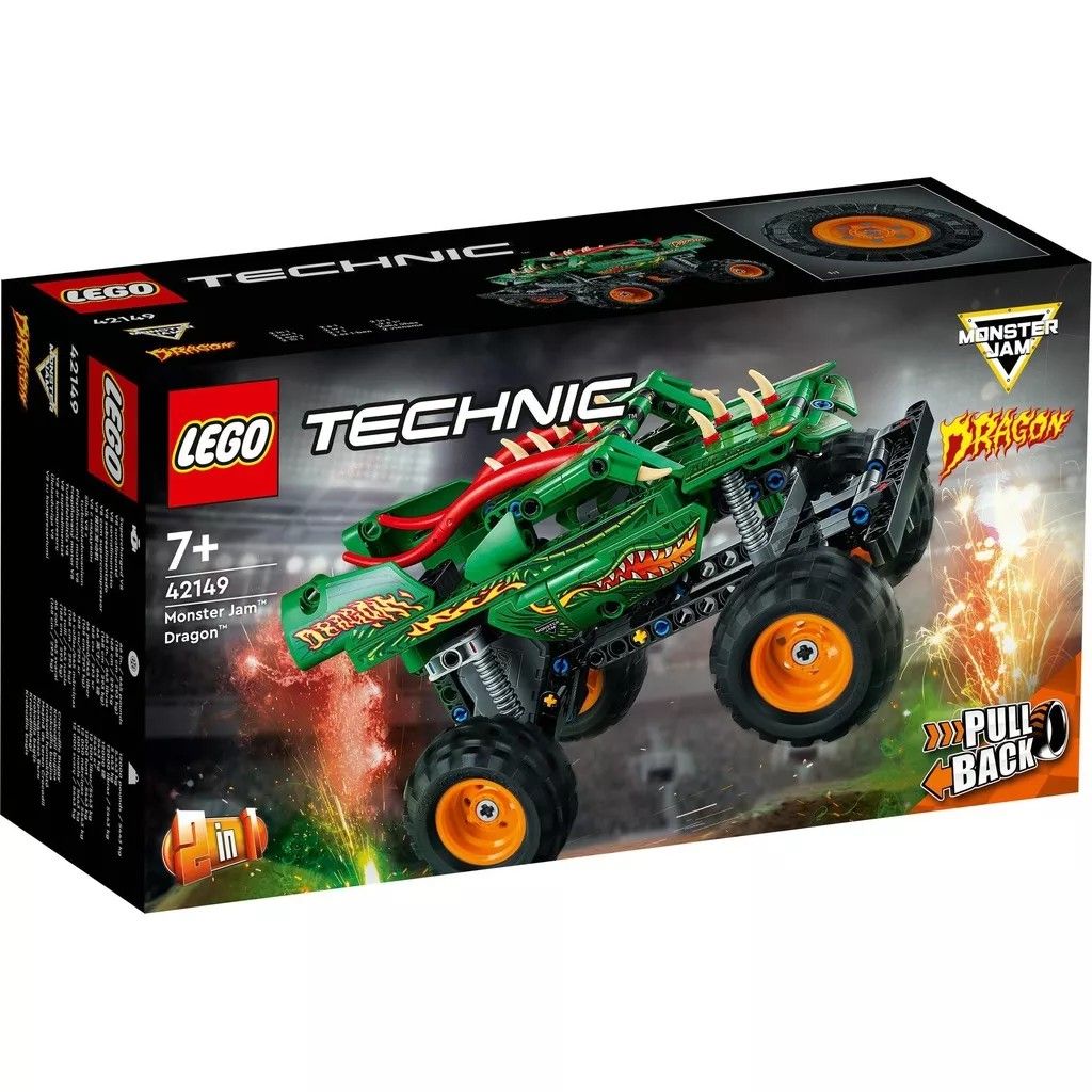 42149 Lego Technic Green Dragon Monster truck, Hobbies & Toys, Toys ...