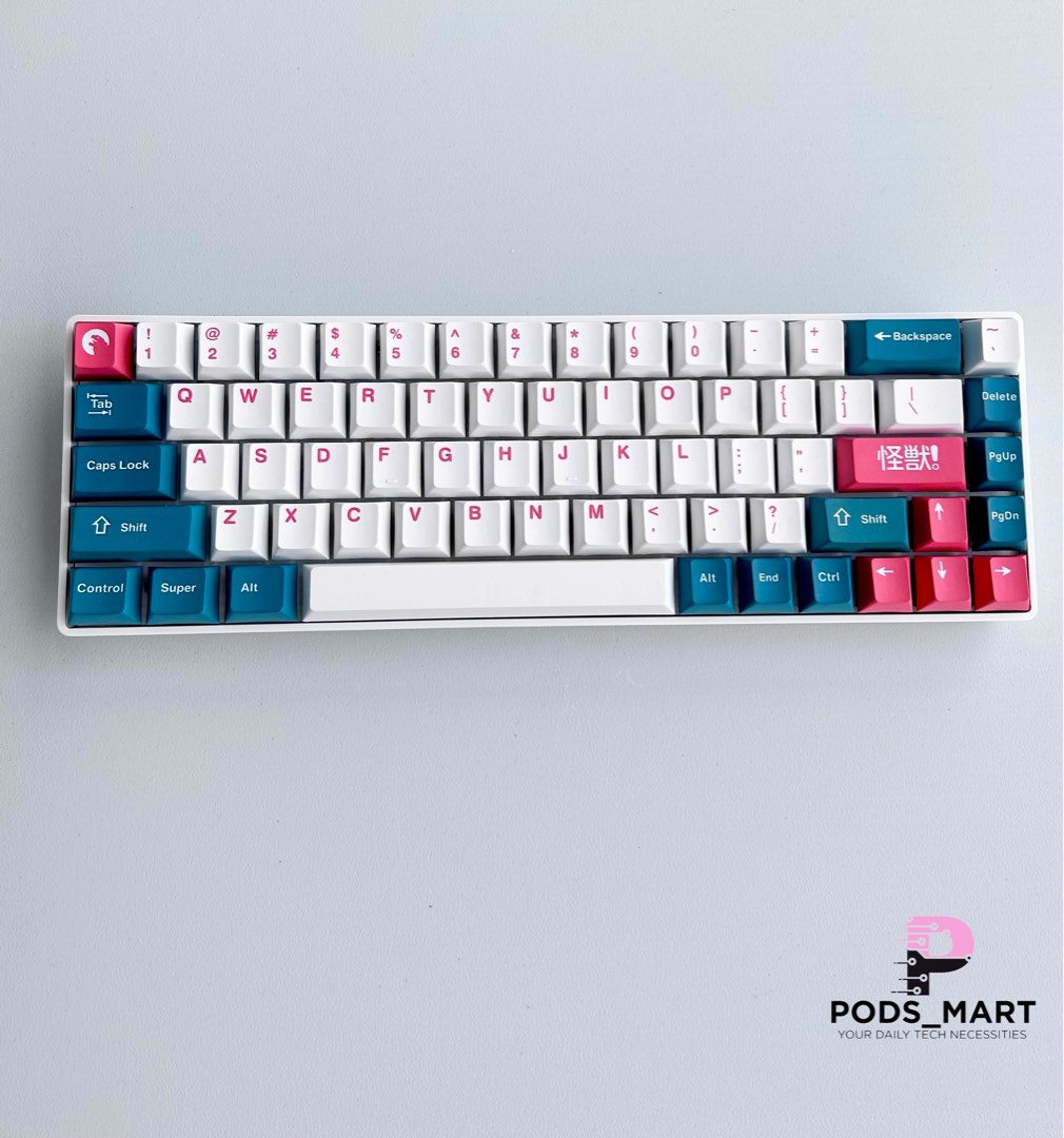 65% custom mechanical keyboard (Kaiju keycaps), Computers & Tech, Parts & Accessories, Computer ...