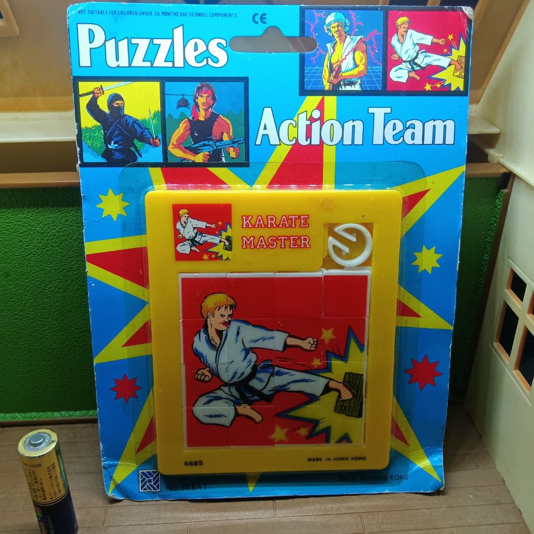90's Action Team Slide Puzzle Complete set, Hobbies & Toys, Memorabilia ...