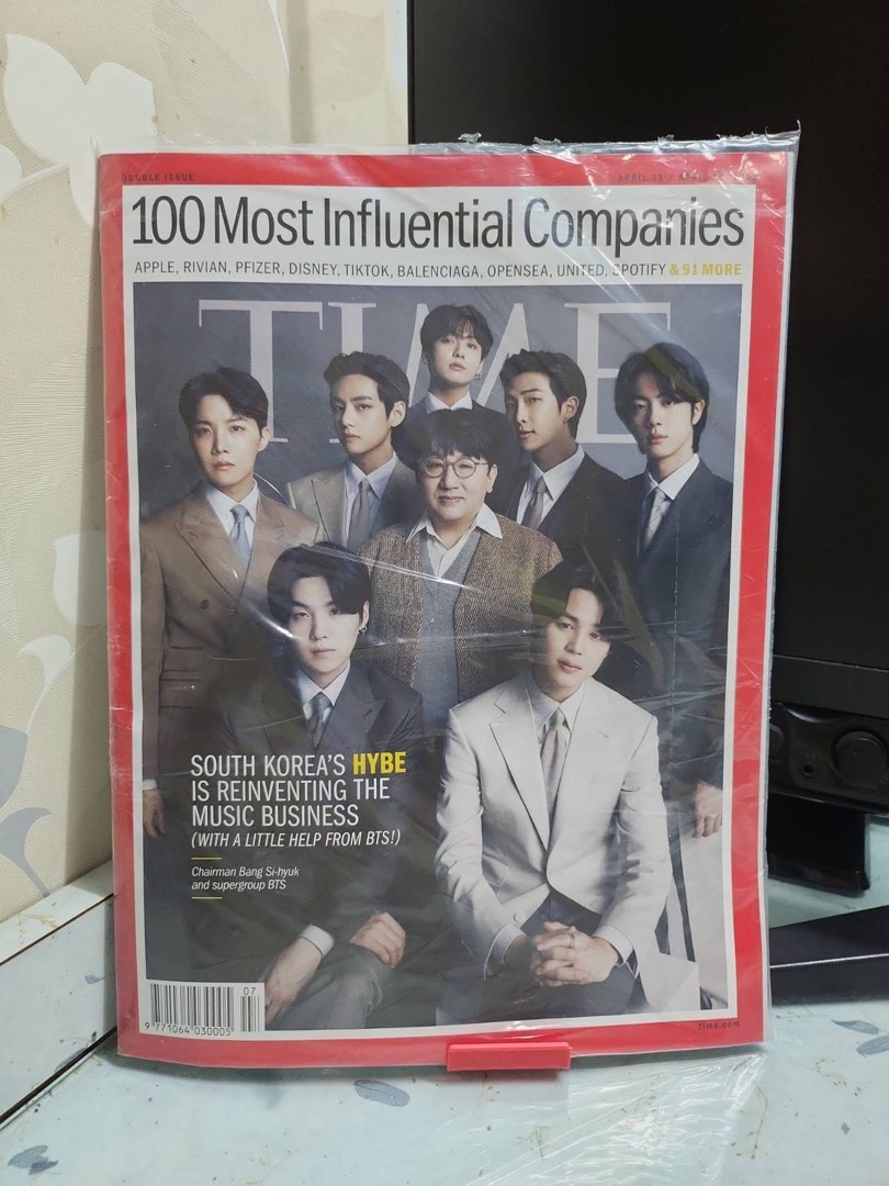 Time 雜誌」BTS / 防彈少年團 / 韓國 男團 / Time Magazine, 興趣及遊戲, 收藏品及紀念品, 韓流 - Carousell