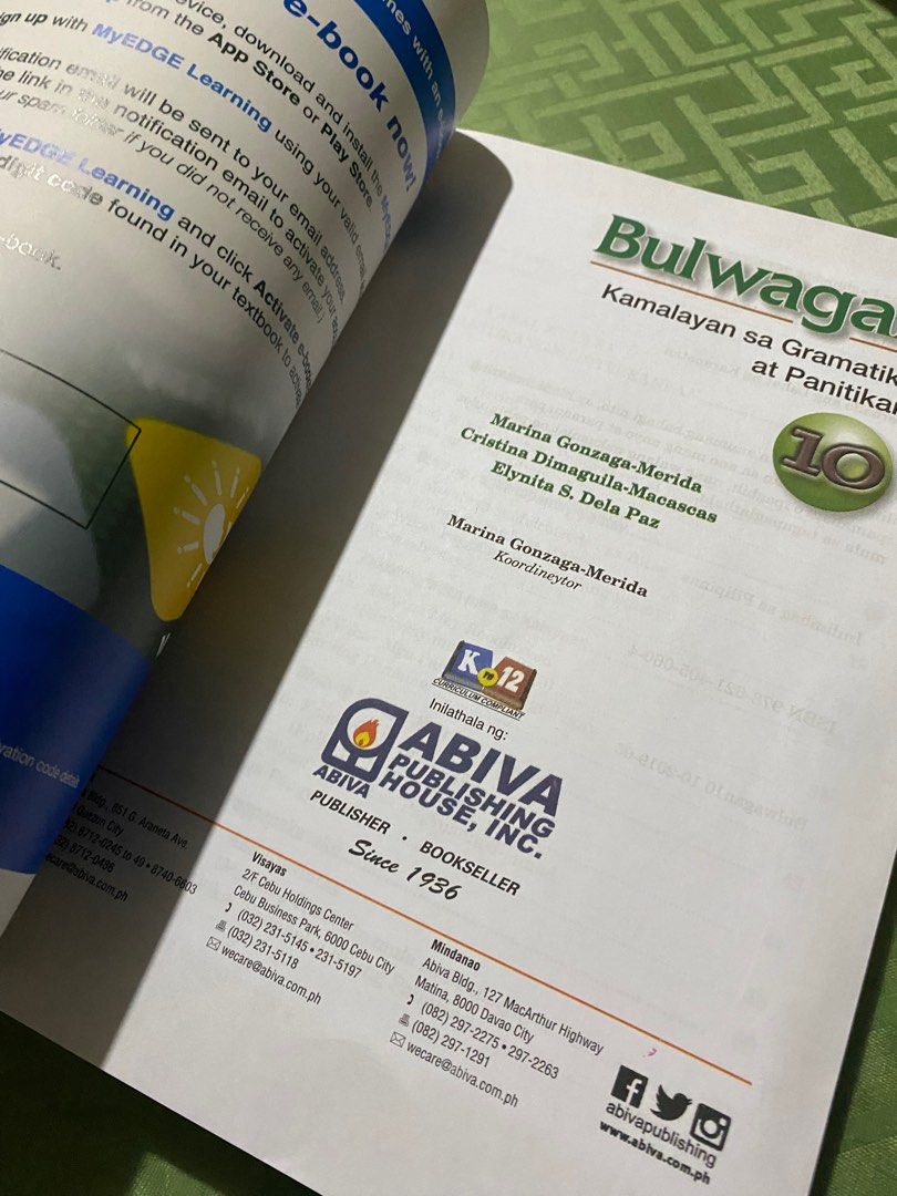 Abiva Bulwagan 10 (Kamalayan sa Gramatika at Panitikan), Hobbies & Toys ...