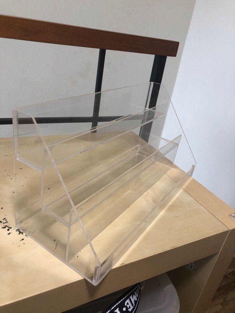 3-tier Acrylic display stand, Furniture & Home Living, Home Decor ...