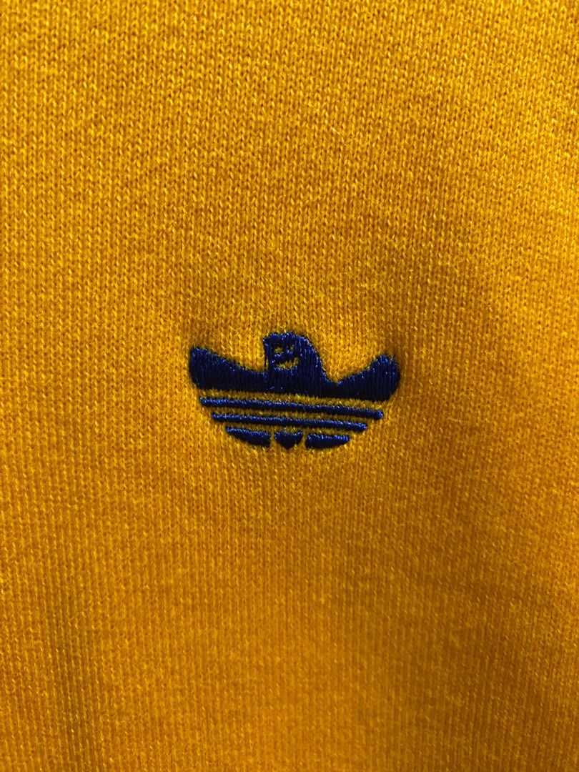 Adidas basic logo mustard on Carousell
