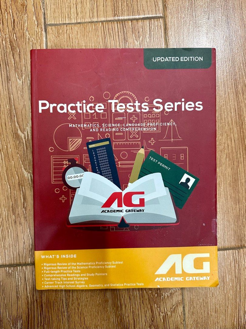 AG CETs (UPCAT, ACET, DCAT, USTET) Reviewer - Practife Test Series ...