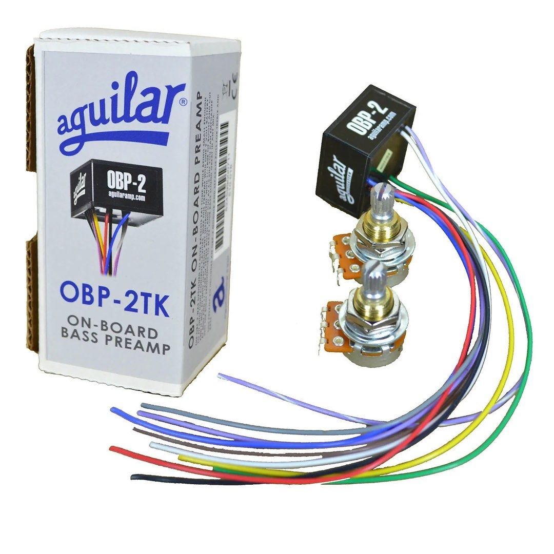 Aguilar OBP 2 preamp with pots and input jacks, Hobbies & Toys, Music & Media, Music Accessories ...