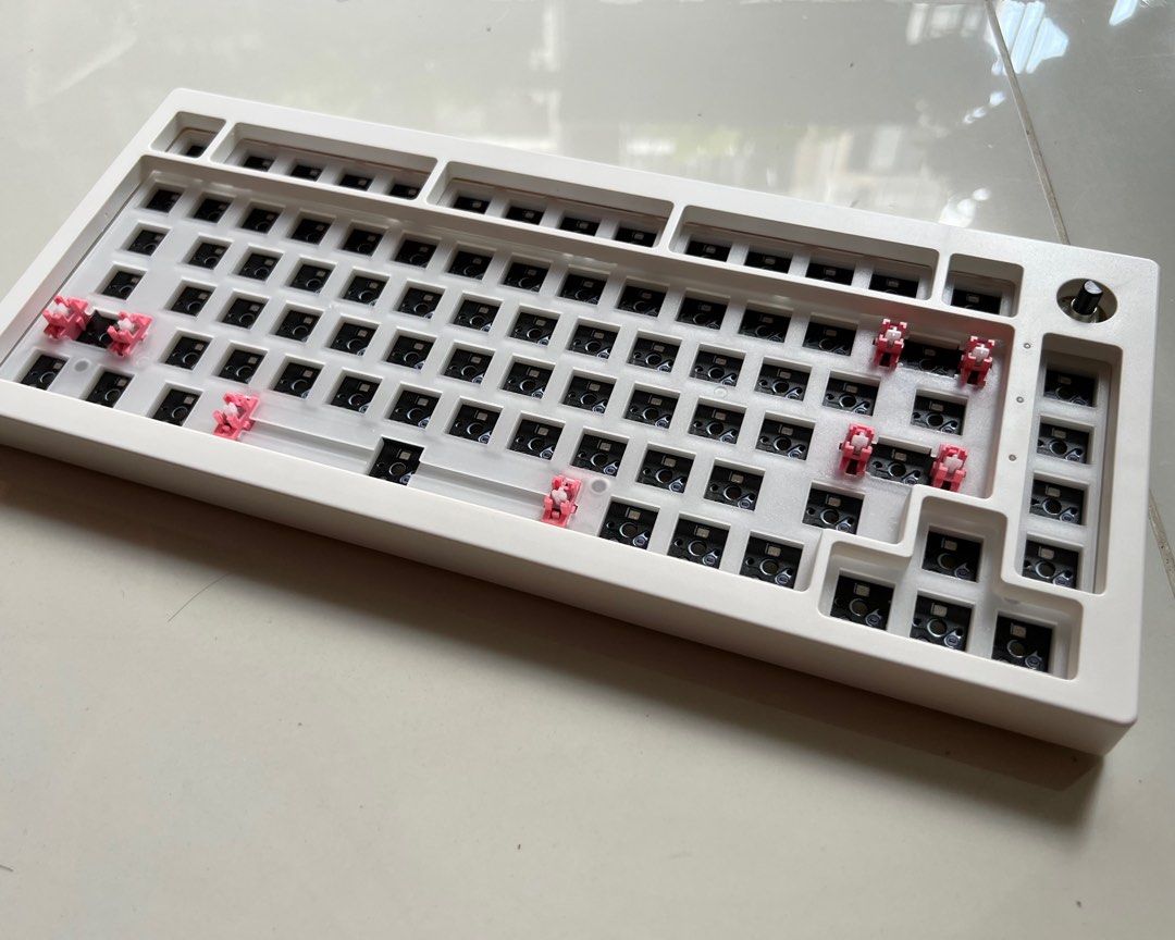 Akko 5075s Custom Mechanical Keyboard Barebones Kit Hotswap RGB Knob ...