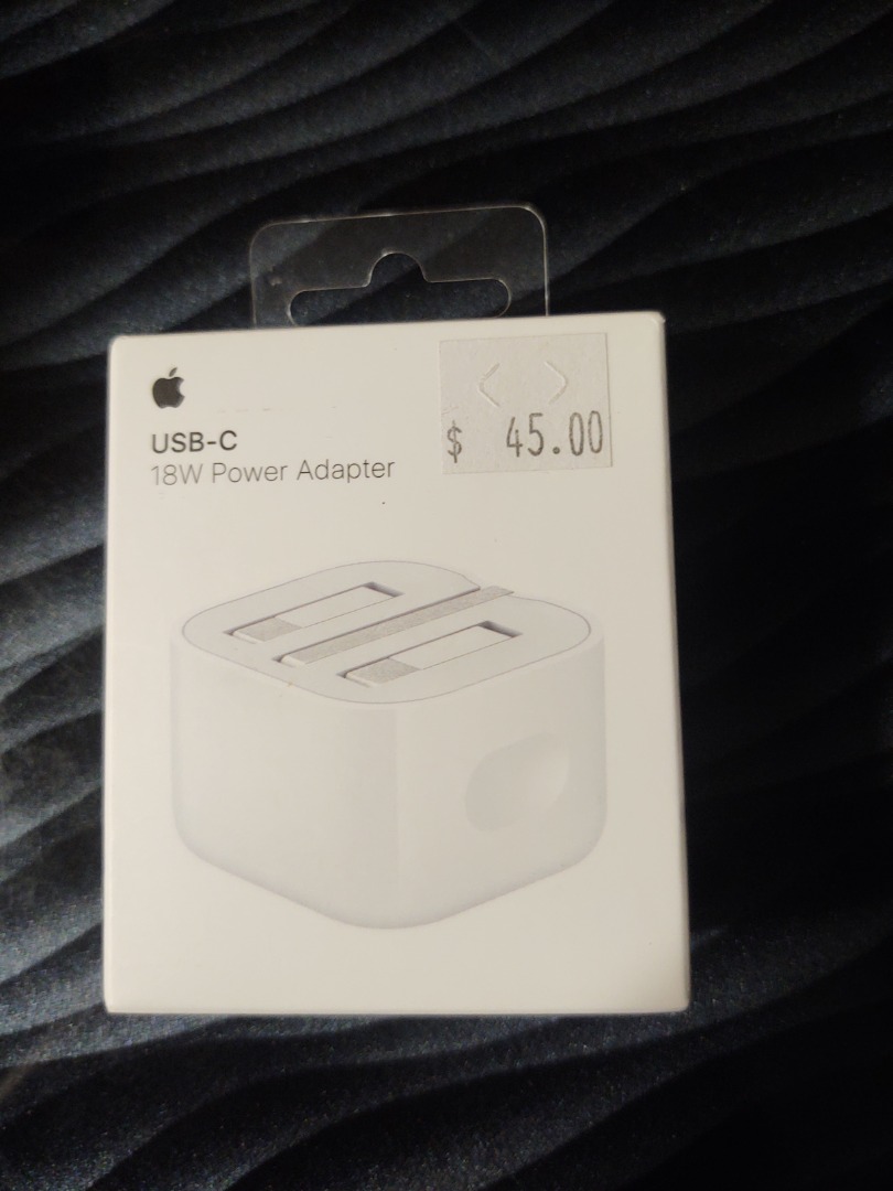 Apple 18W USB-C Power Adapter, Mobile Phones & Gadgets, Mobile & Gadget ...